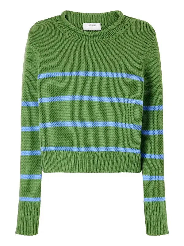 LA LIGNE Mini Marina Striped Cotton Sweater - Multi