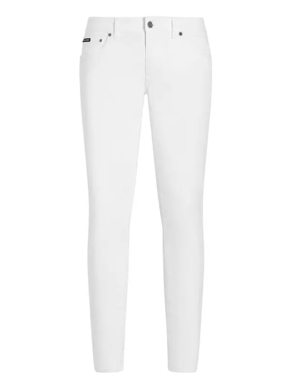 Dolce & Gabbana Skinny Stretch Jeans - Multicolor