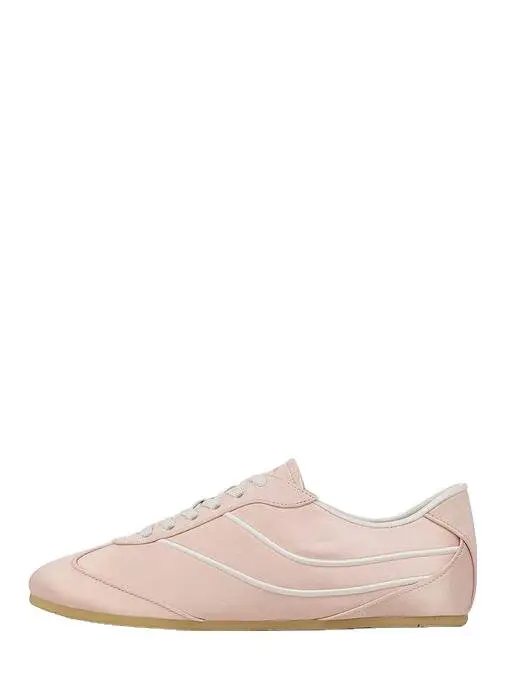 Vince Sunset Satin Trainer - Natural