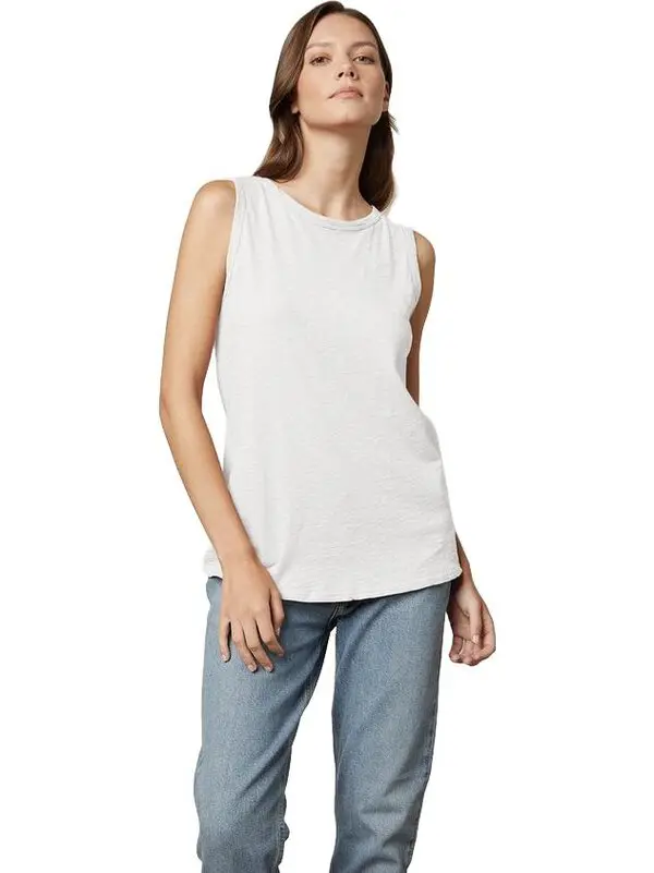 Velvet By Graham & Spencer Taurus Tank Top - White