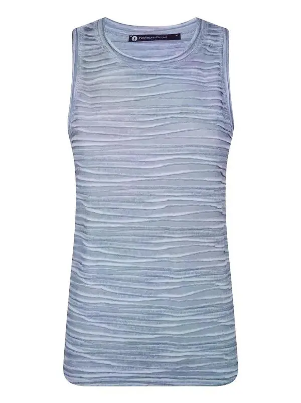 PIERANTONIOGASPARI Textured Sleeveless Top - Blue