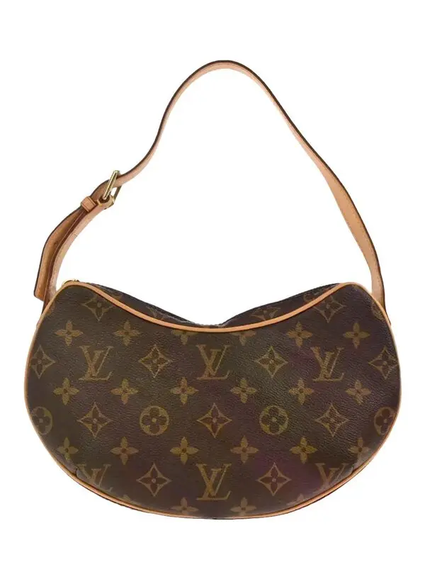 LOUIS VUITTON 2005 Pm Croissant Monogram-canvas Shoulder Bag - Brown