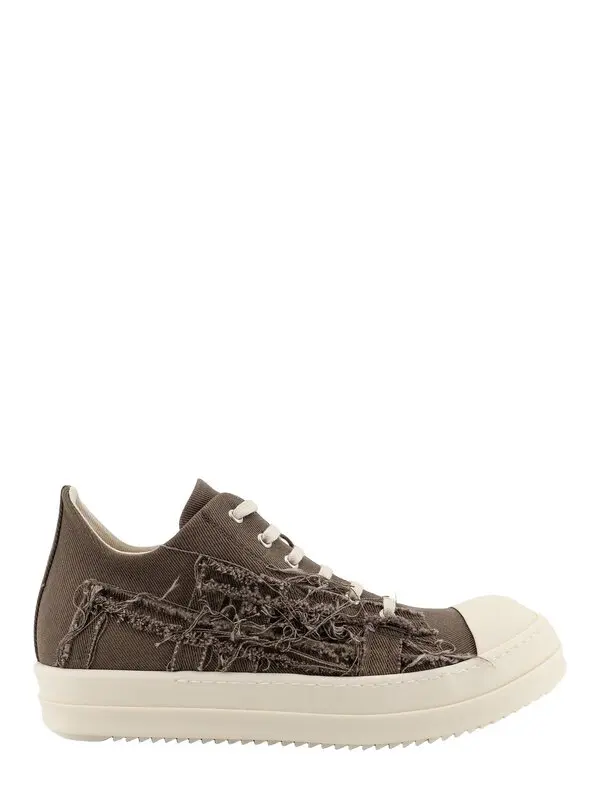 Rick Owens Denim Sneakers - Grey