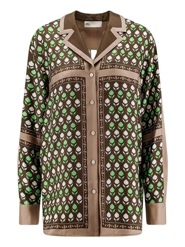 Tory Burch Silk Shirt - Green