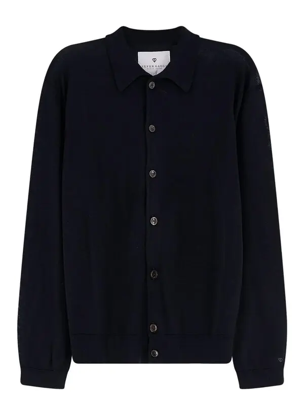 SEVEN GAUGE Lyocell Cardigan - Black