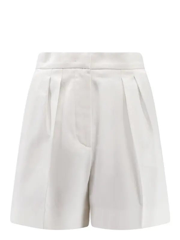 Max Mara Stretch Cotton Shorts - White