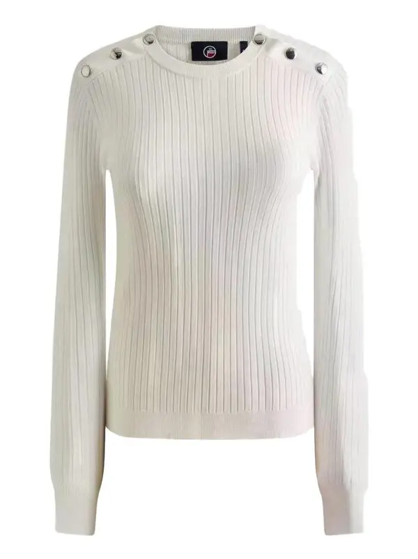 Fusalp Button-shoulder Sweater - Neutrals