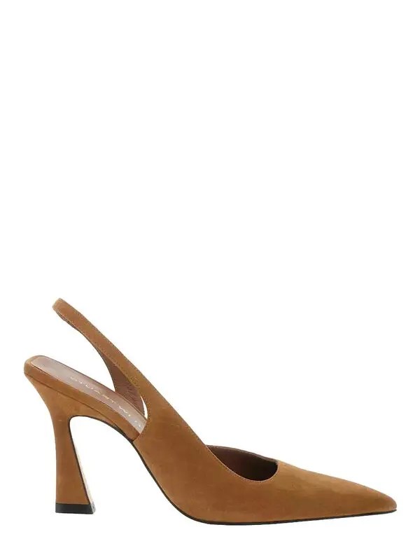 STUART WEITZMAN Vinnie Pointed Slingback Pumps - Brown