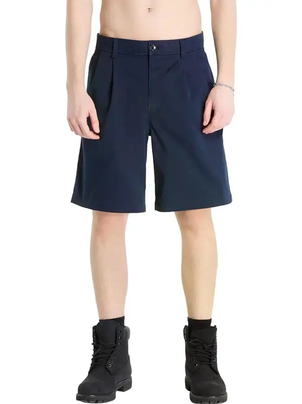Calvin Klein Pleated Chino Shorts - Blue