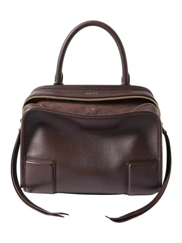 Loewe Amazona 180 Small Leather Shoulder Bag - Brown