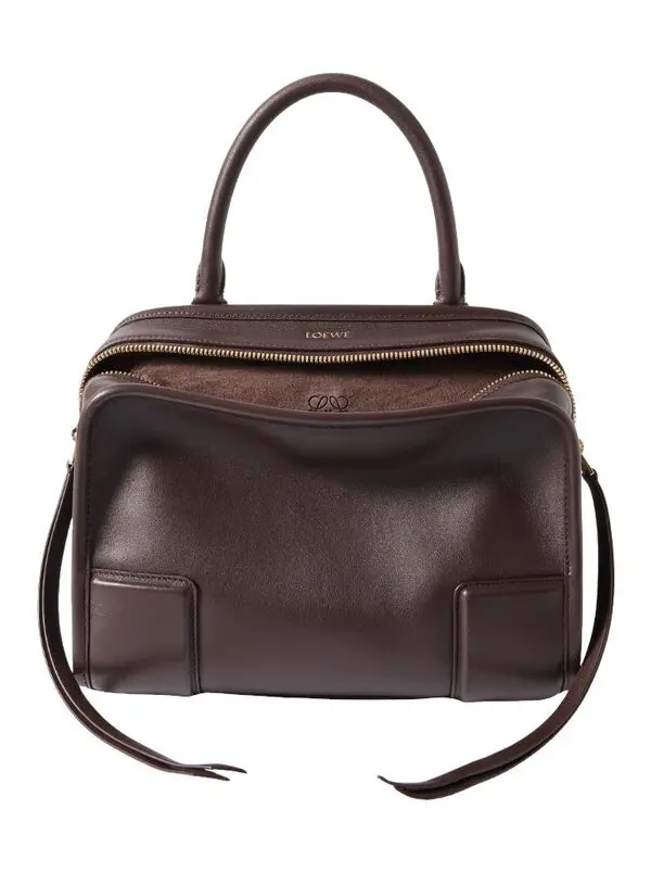 Loewe Amazona 180 Small Leather Shoulder Bag - Brown
