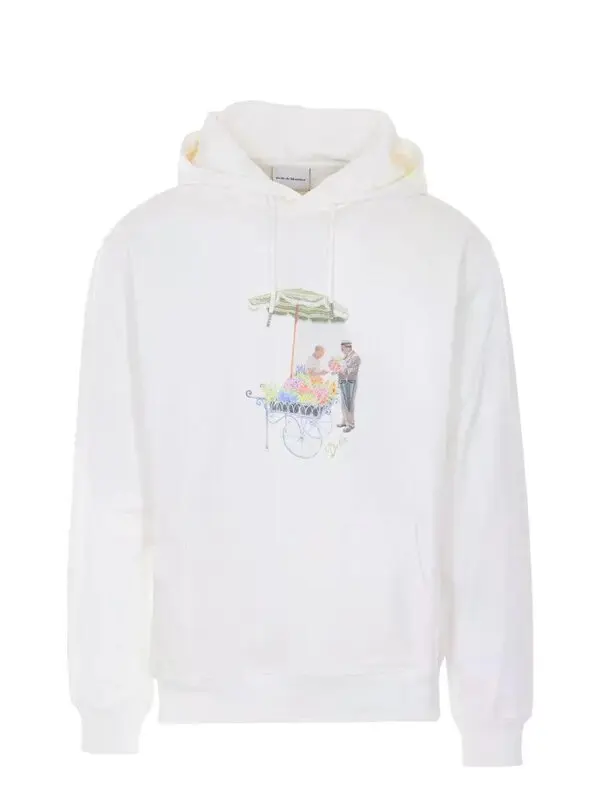 Drole De Monsieur Fleuriste Hoodie - White