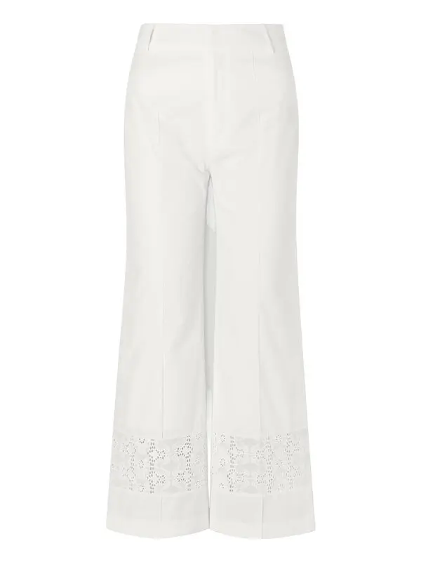 DESTREE Yoshitomo Straight-leg Cotton-poplin Pants - White