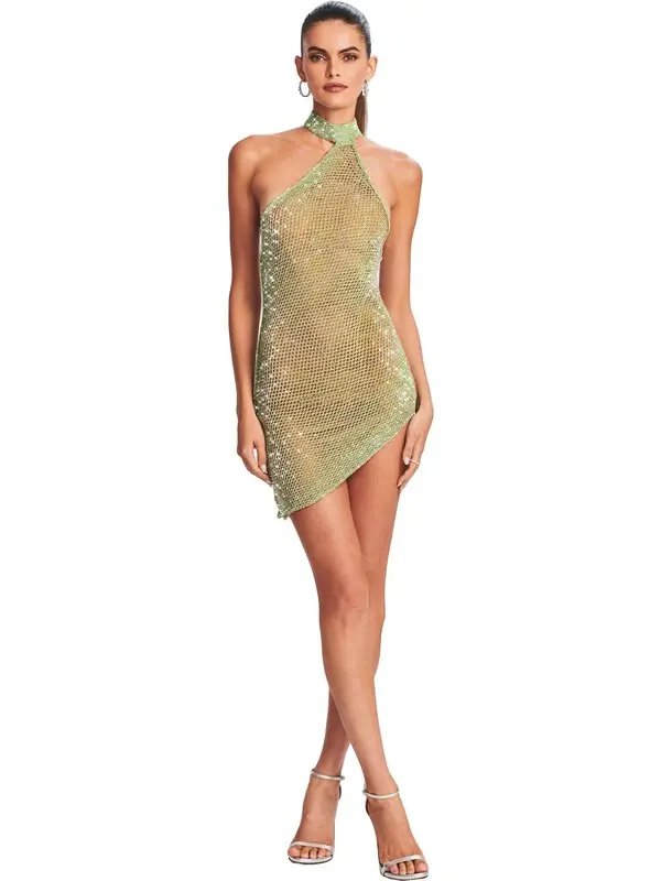 RETROFÊTE X MAY MASHIAH Quartz Mini Dress - Green