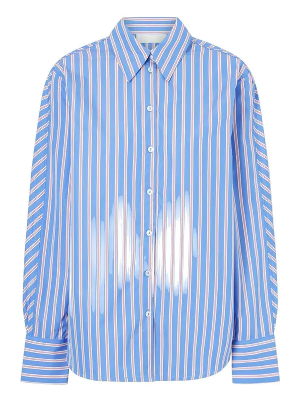 DESTREE Gahee Striped Cotton-poplin Shirt - Multi