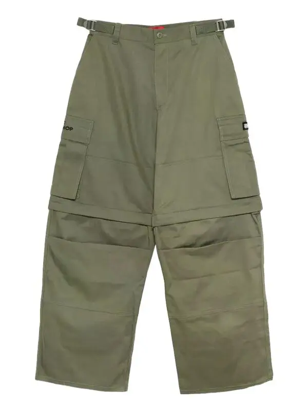 032C Buckle-detail Cargo Pants - Green