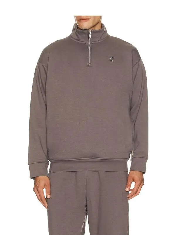 On Club Collective 1/4 Zip - Ember