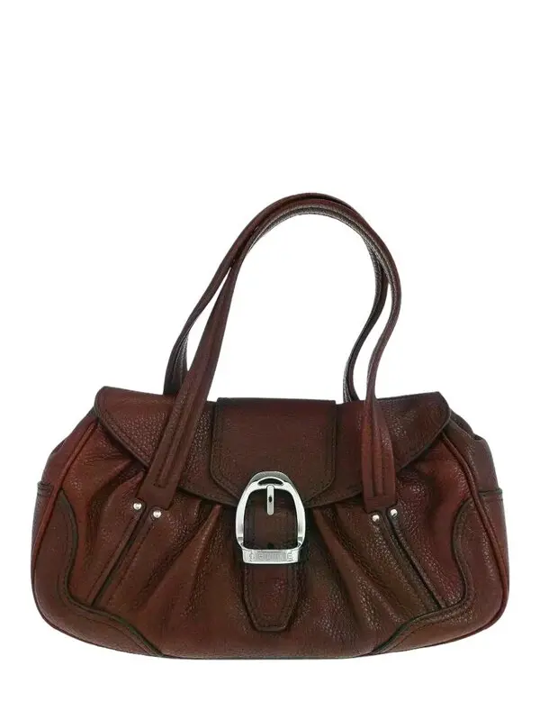 Celine 2007 Chouquette Leather Handbag - Brown