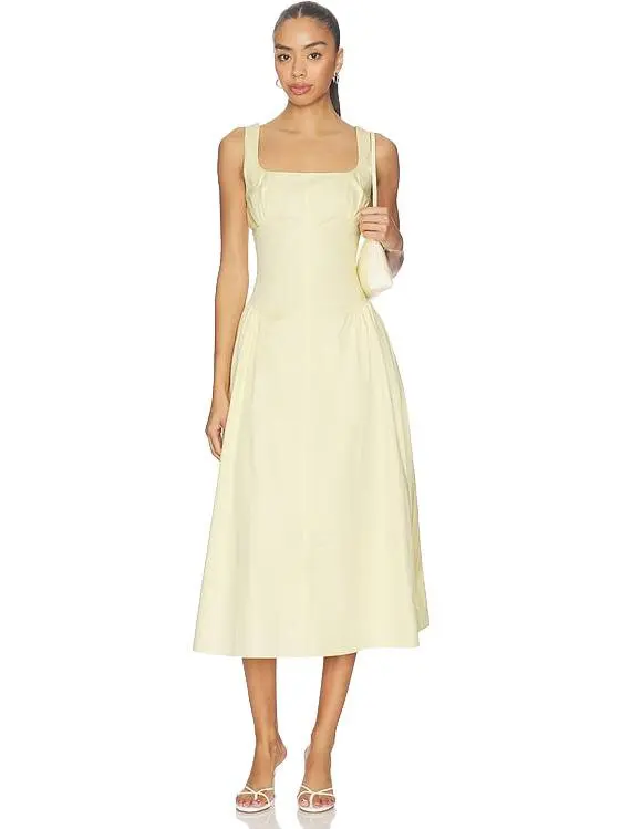 ELODIE THE LABEL Calista Dress - Butter Yellow