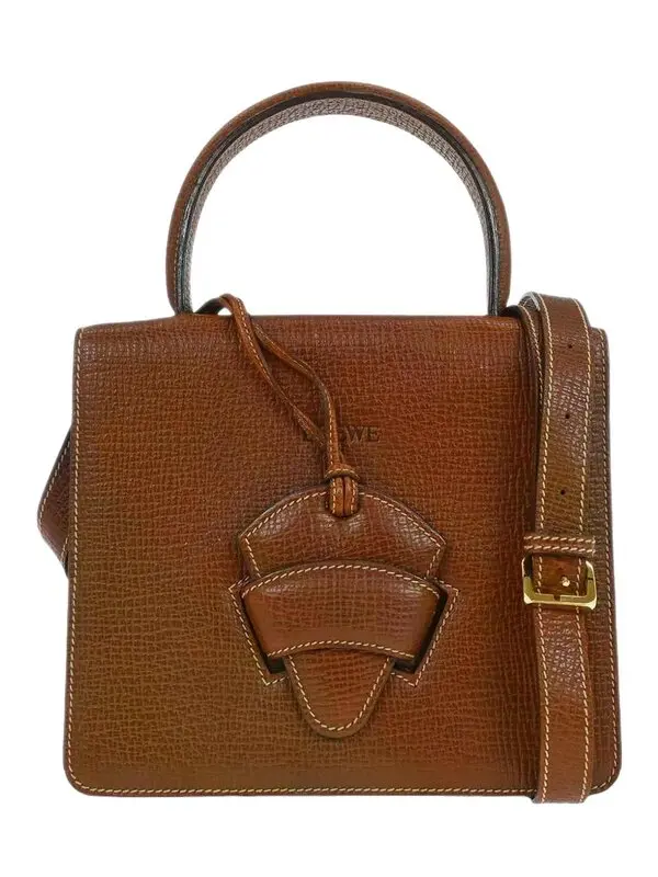 Loewe 1990-2000s Barcelona Handbag - Brown