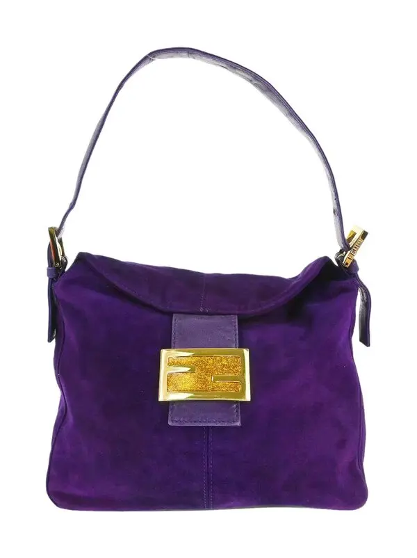 Fendi 2000 Buckle Handbag - Purple