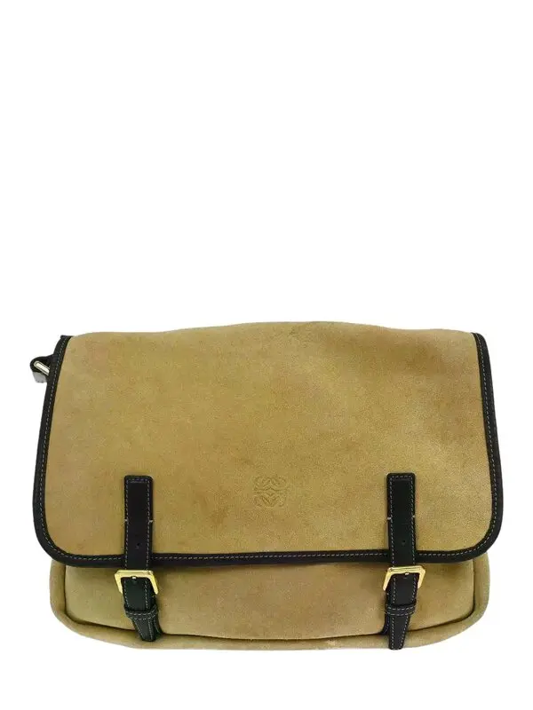 Loewe 2014 Suede Shoulder Bag - Neutrals