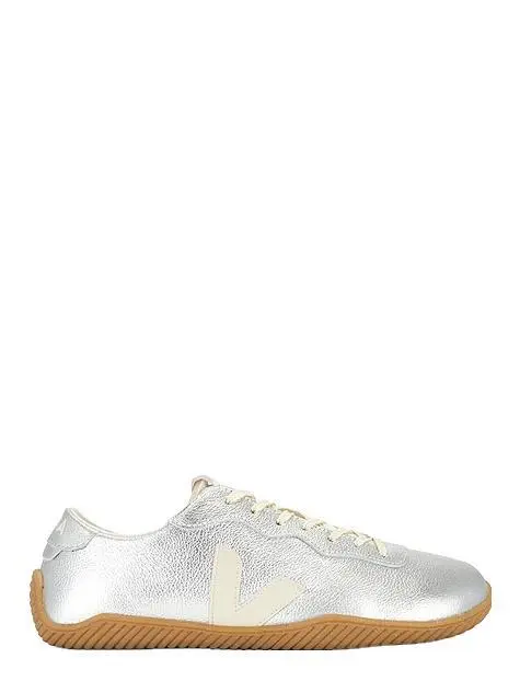VEJA Jitsu Metallic Sneakers - Silver  Pierre  & Natural
