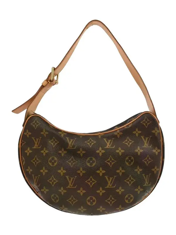 LOUIS VUITTON 2003 Mm Croissant Monogram-canvas Shoulder Bag - Brown