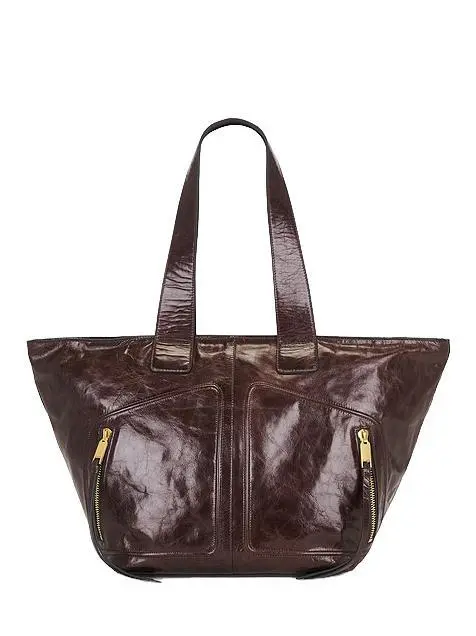 ALLSAINTS Jean Rey Tote Bag - Cognac Brown