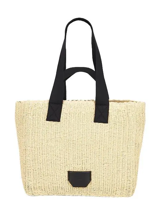 ALLSAINTS Izzy Paper Tote Bag - Natural