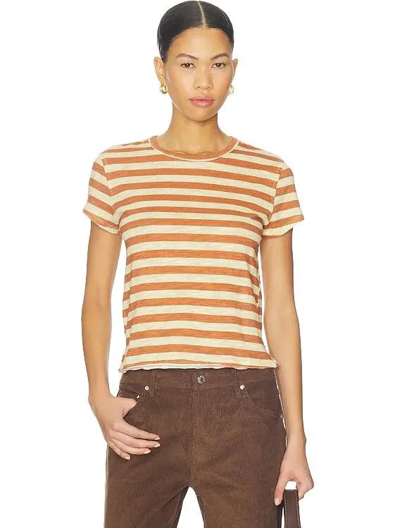 Free People We The Free Nora Tee - Mocha Combo