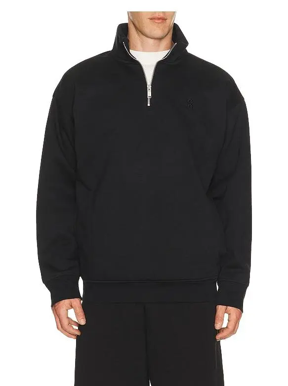 On Club Collective 1/4 Zip - Black