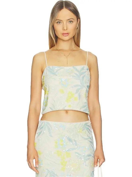Baum Und Pferdgarten Jovana Top - Pastel Sequins Flower