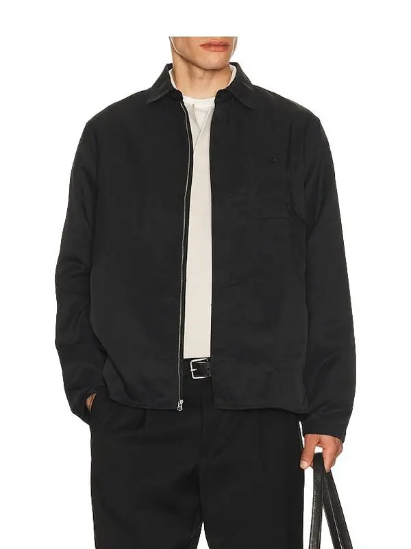 Rag & Bone Karl Nylon Zip Shirt Jacket - Salute