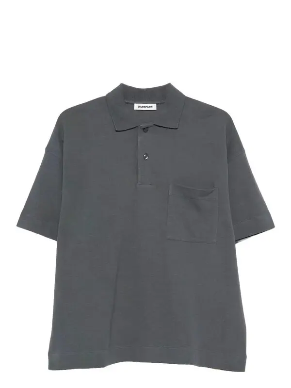 DARKPARK Pocket Short-sleeve Polo Shirt - Grey
