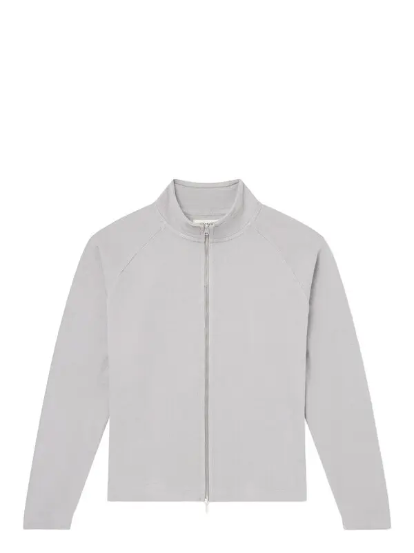 MFPEN Leisure Organic Cotton Zip-up Sweater - Gray