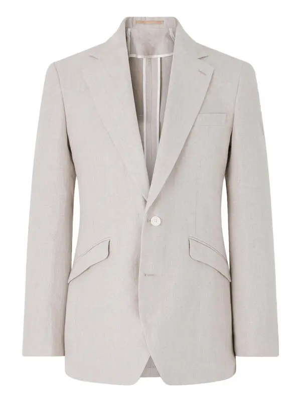FAVOURBROOK Cooper Linen Suit Jacket - Gray