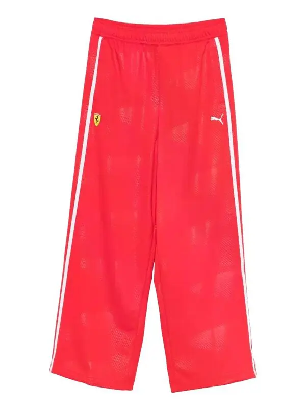 PUMA X Scuderia Ferrari T7 Side Stripe Track Pants - Red
