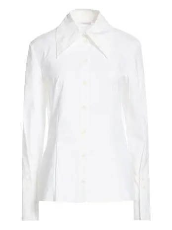 Patrizia Pepe Shirt In Cotton And Elastane - White
