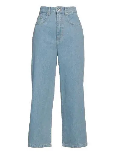 Kenzo Wide-leg Cropped Jeans - Blue