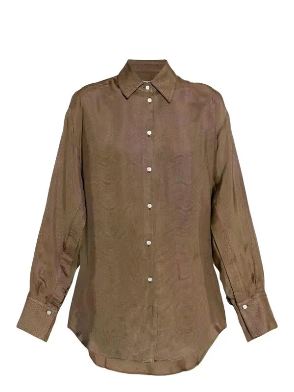 RÓHE Button-up Shirt - Brown