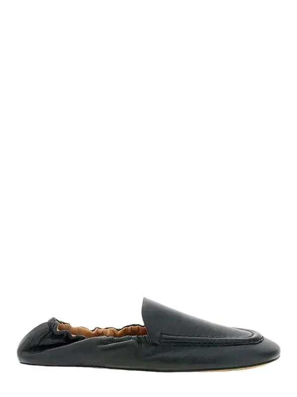 ODISSI Juno Gathered Loafers - Black