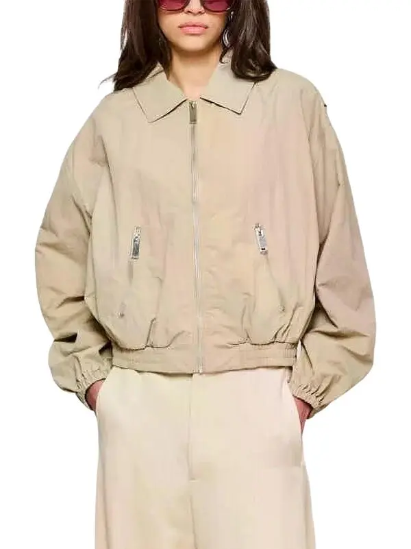 OOF WEAR Brera Bomber Jacket - Neutrals
