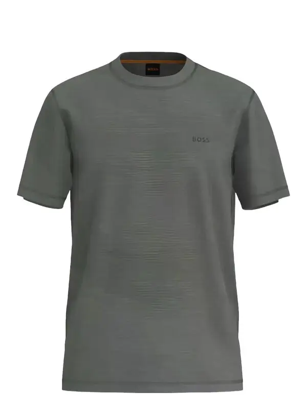 BOSS Crew-neck Short-sleeve T-shirt - Grey