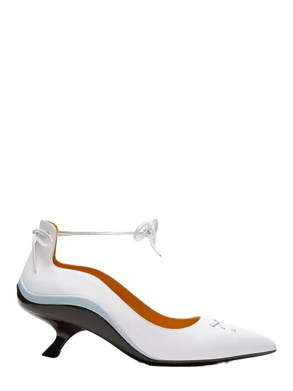 LILI CURIA Lace-up Pumps - White