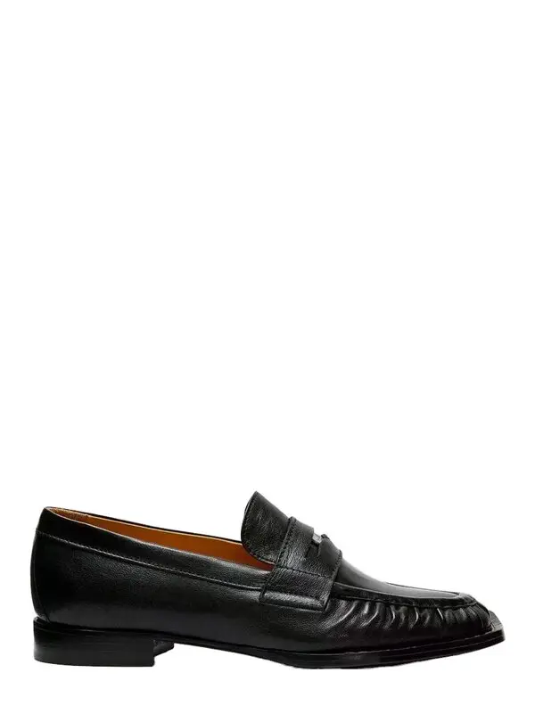 LILI CURIA Frances Penny Loafers - Black