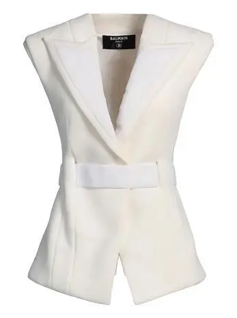 Balmain Single-breasted Blazer - White