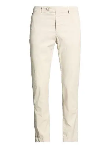 HACKETT Pants Size Cotton, Elastane - Beige