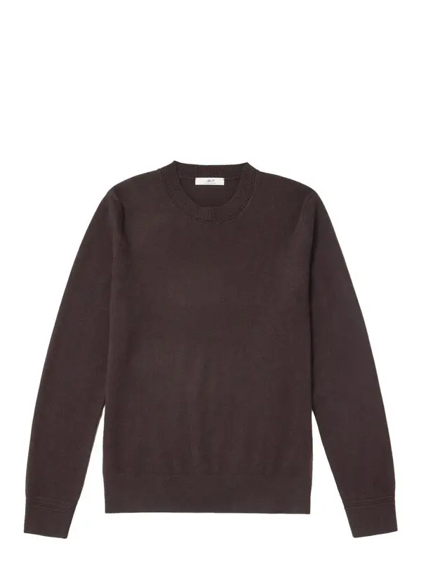 Mr P. Curtis Cashmere Sweater - Brown