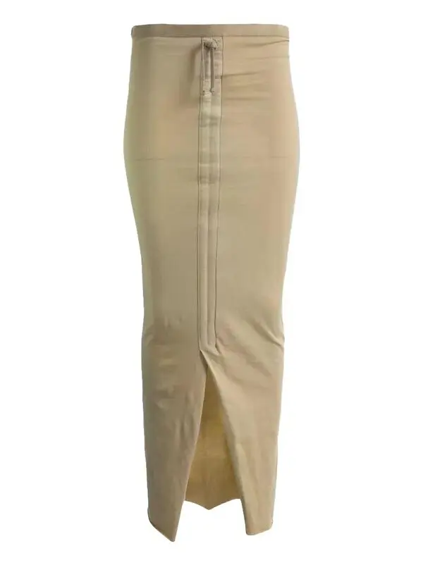 Rick Owens Drawstring Slit Skirt - Neutrals